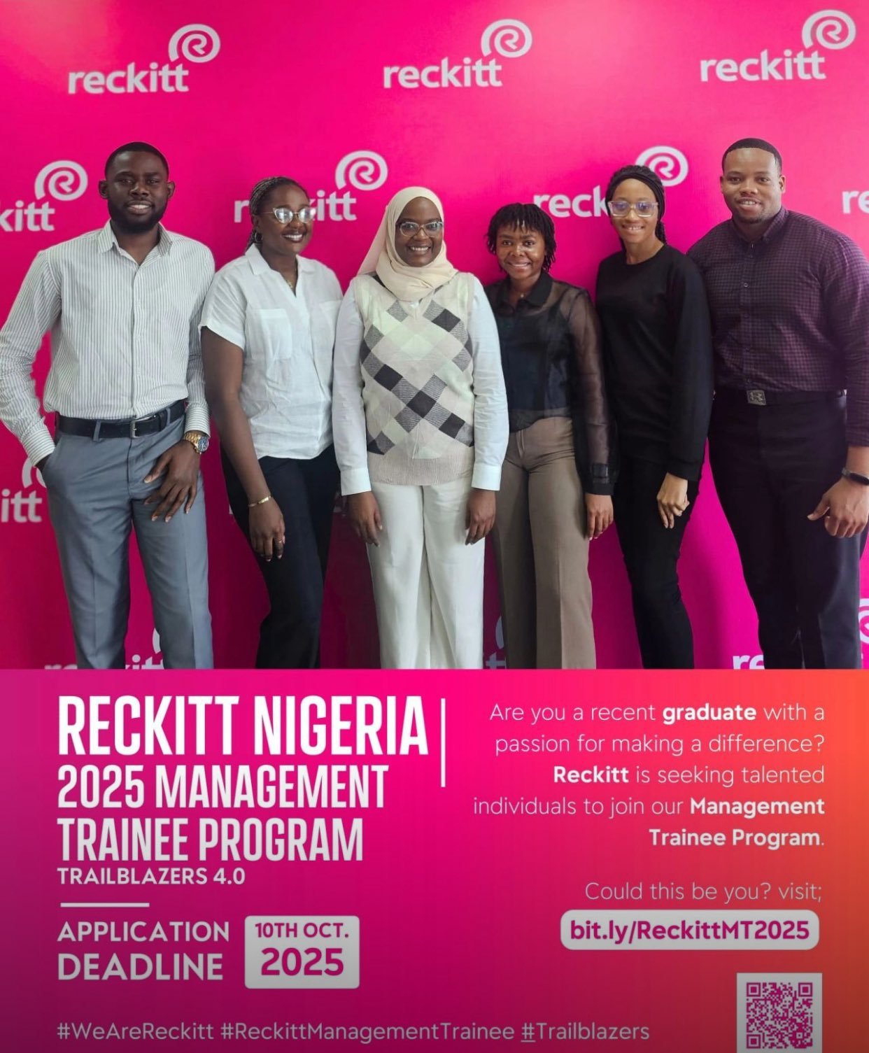 Call for Applications: Reckitt Nigeria Management Trainee Program for ...