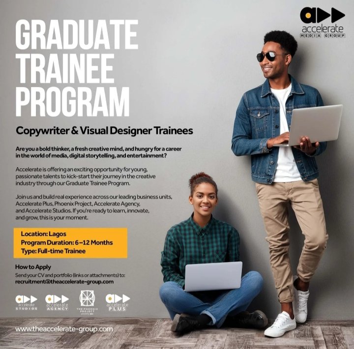 AccelerateTV Graduate Trainee Program 2025 | Copywriter & Visual ...