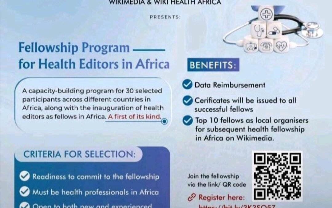 Wikimedia & Wiki Health Africa Fellowship Program 2025 | Fully Funded ...
