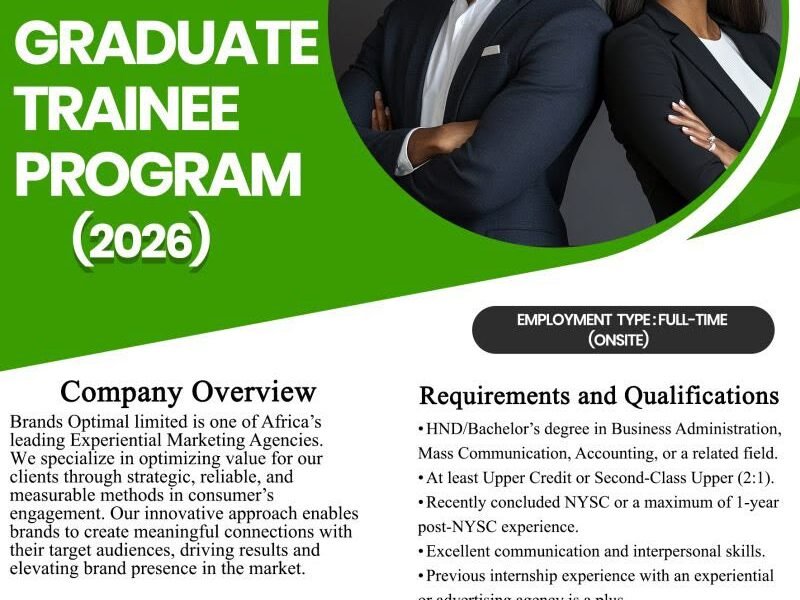 Apply Now: Olam Agri Graduate Trainee Program 2026