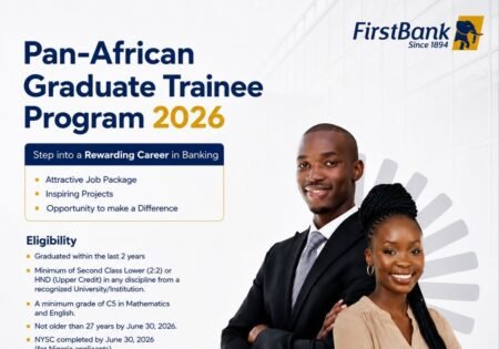 Apply Now: FirstBank Pan-African Graduate Trainee Programme 2026 ...