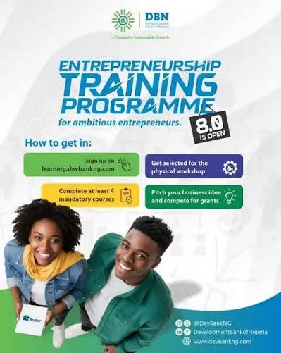 Development Bank of Nigeria (DBN) Entrepreneurship Training Programme ...